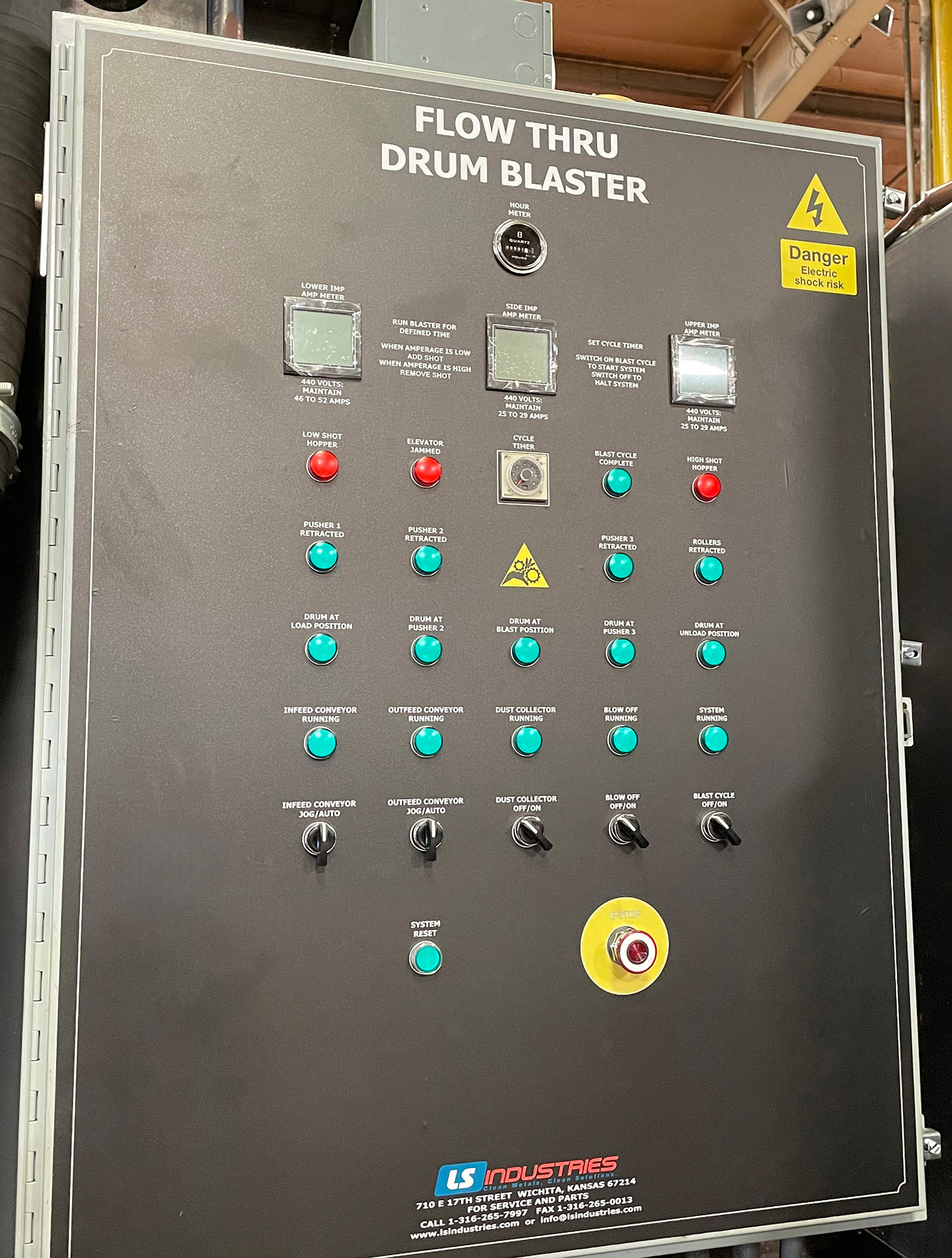 Flow Through Drum Blaster – LS Industries